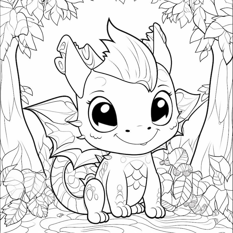 Cute Dragons 43 Coloring Pages Printable Coloring Pages Coloring Pages ...