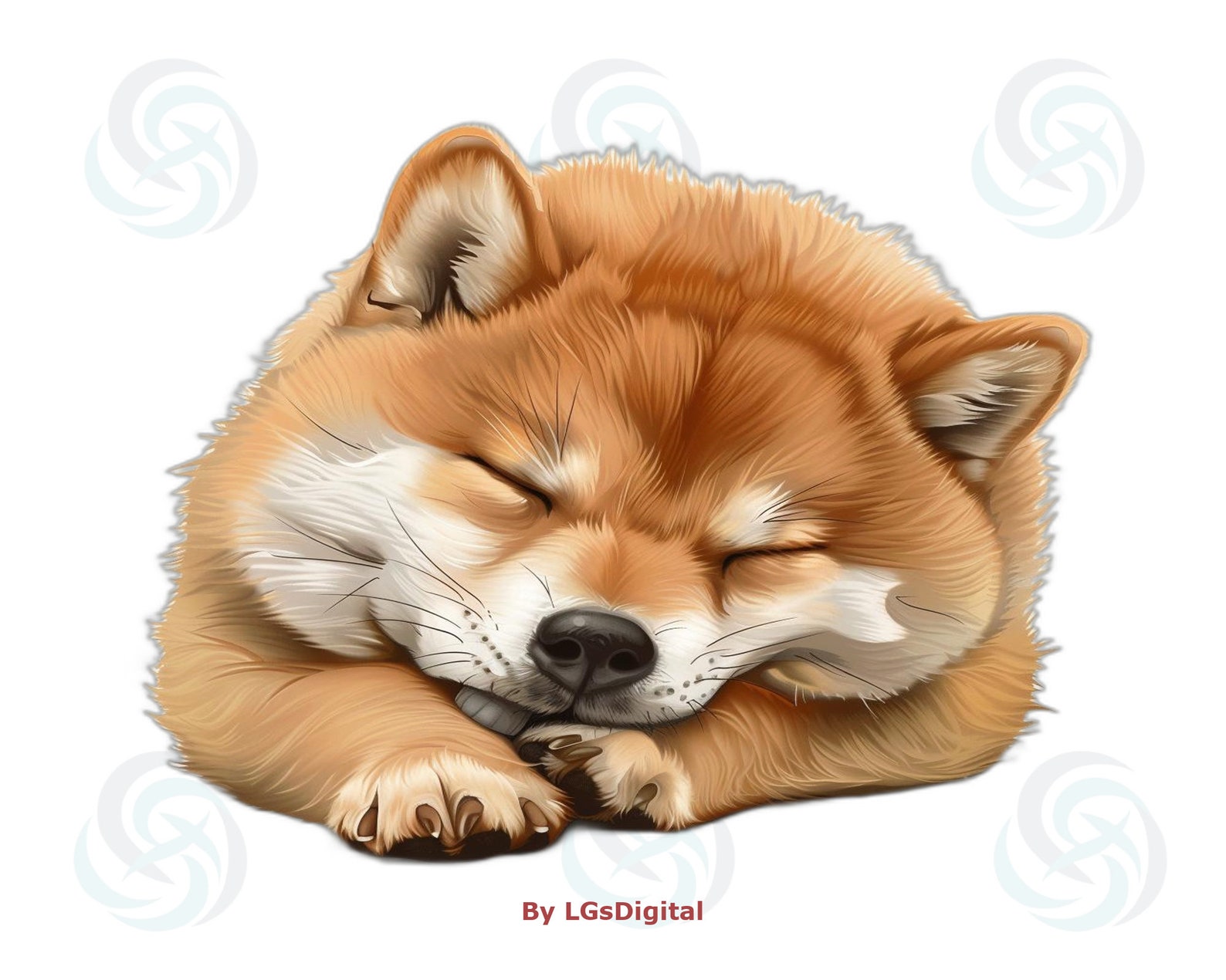 200 Shiba Inu Clipart | Realistic Clipart | Transparent Background ...