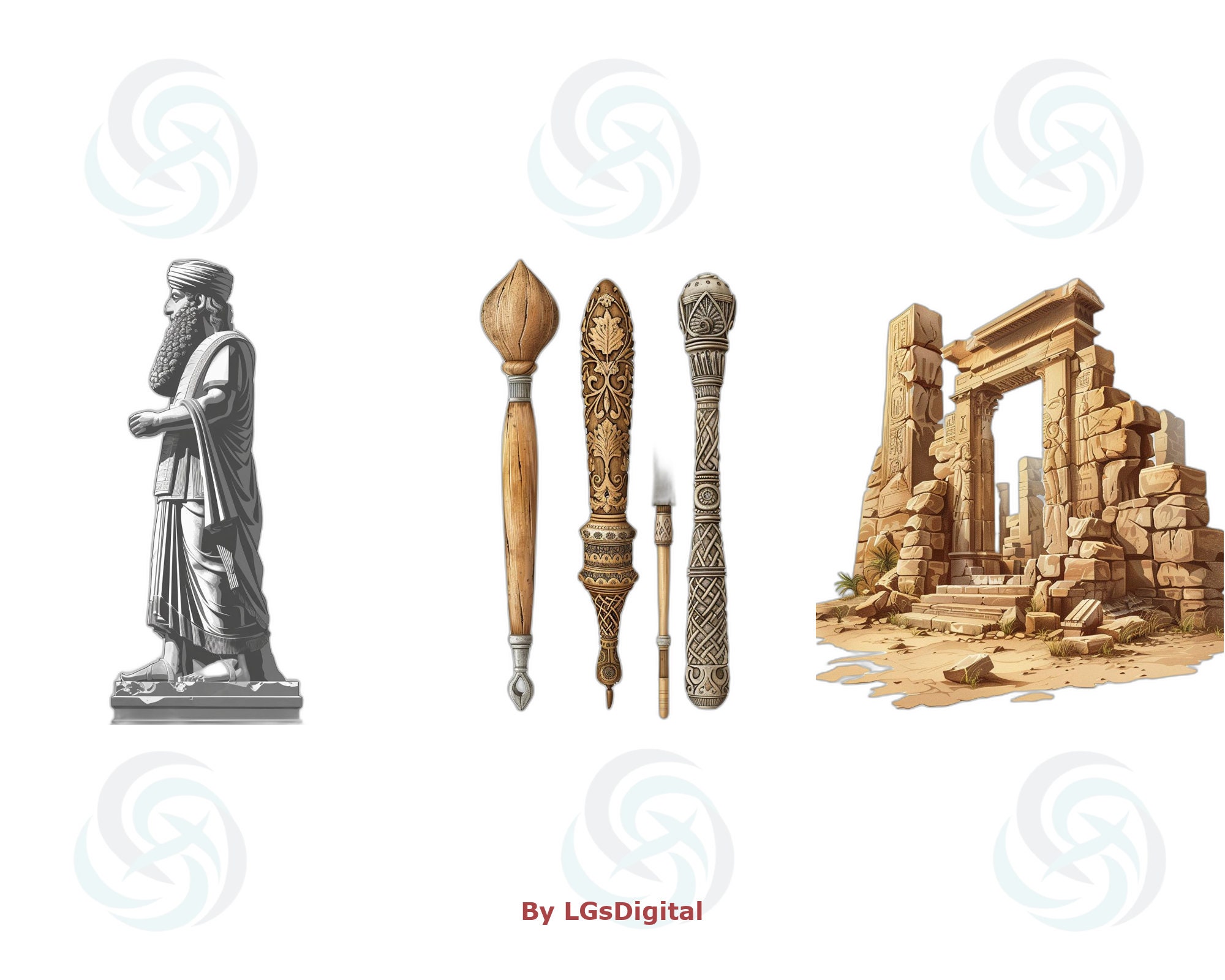 260 Ancient Persia Clipart | Realistic Clipart | Transparent Background ...