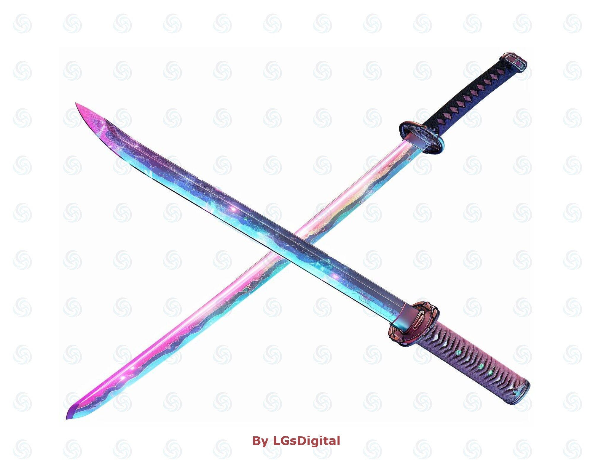 72 Cyberpunk Sword Clipart | Realistic Clipart | Transparent Background ...