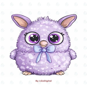 76 Kawaii Furby Clipart | Realistic Clipart | Transparent Background ...