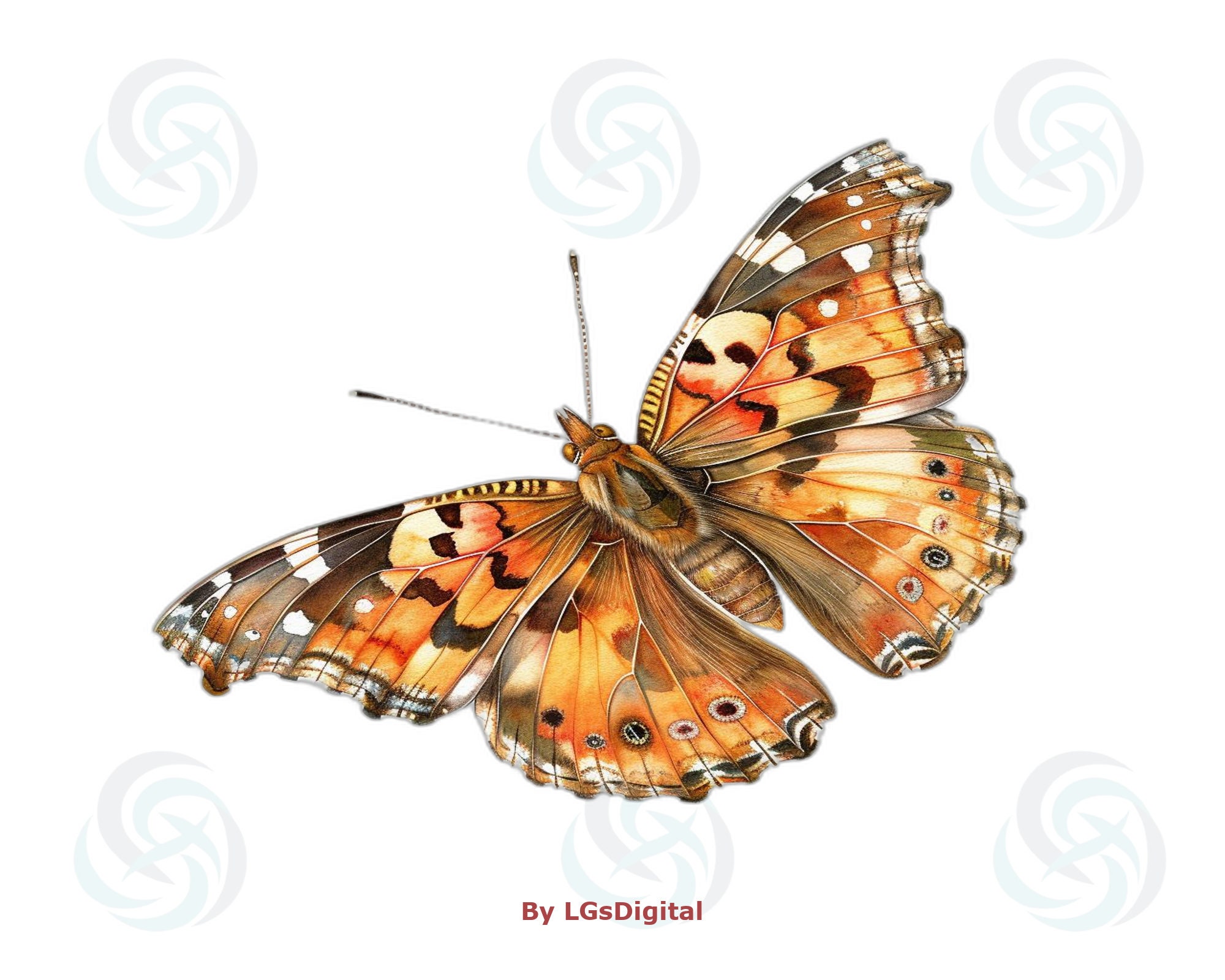 100 Realistic Butterflies Clipart | Realistic Clipart | Transparent ...