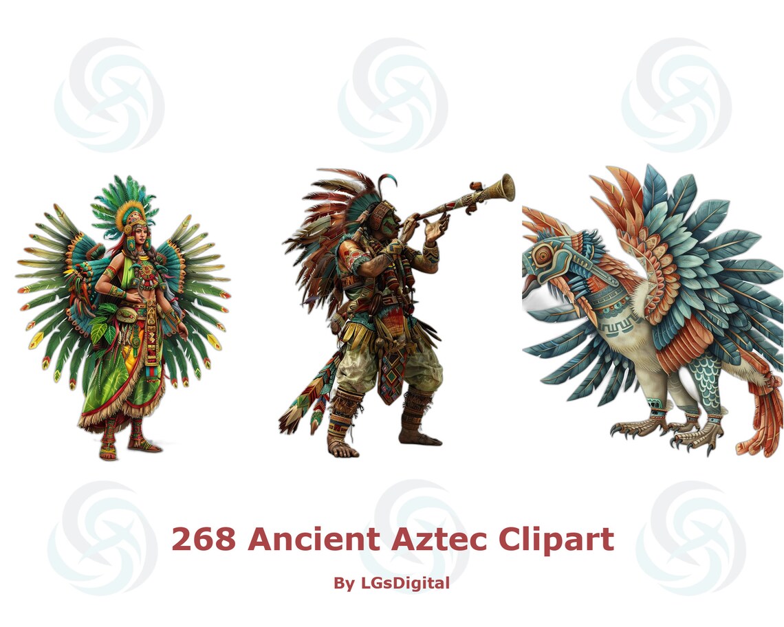 268 Ancient Aztec Clipart Realistic Clipart Transparent Background ...