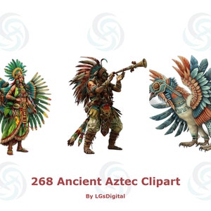 268 Ancient Aztec Clipart | Realistic Clipart | Transparent Background ...
