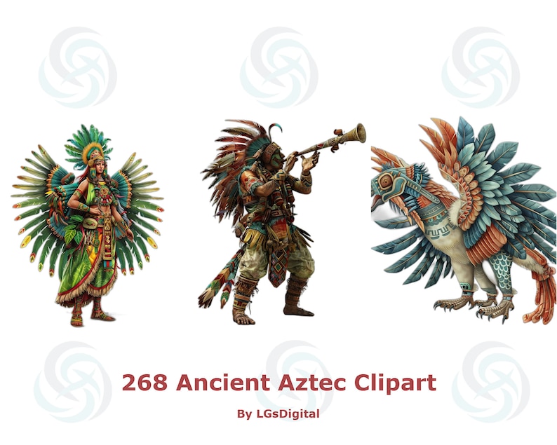 268 Ancient Aztec Clipart | Realistic Clipart | Transparent Background ...