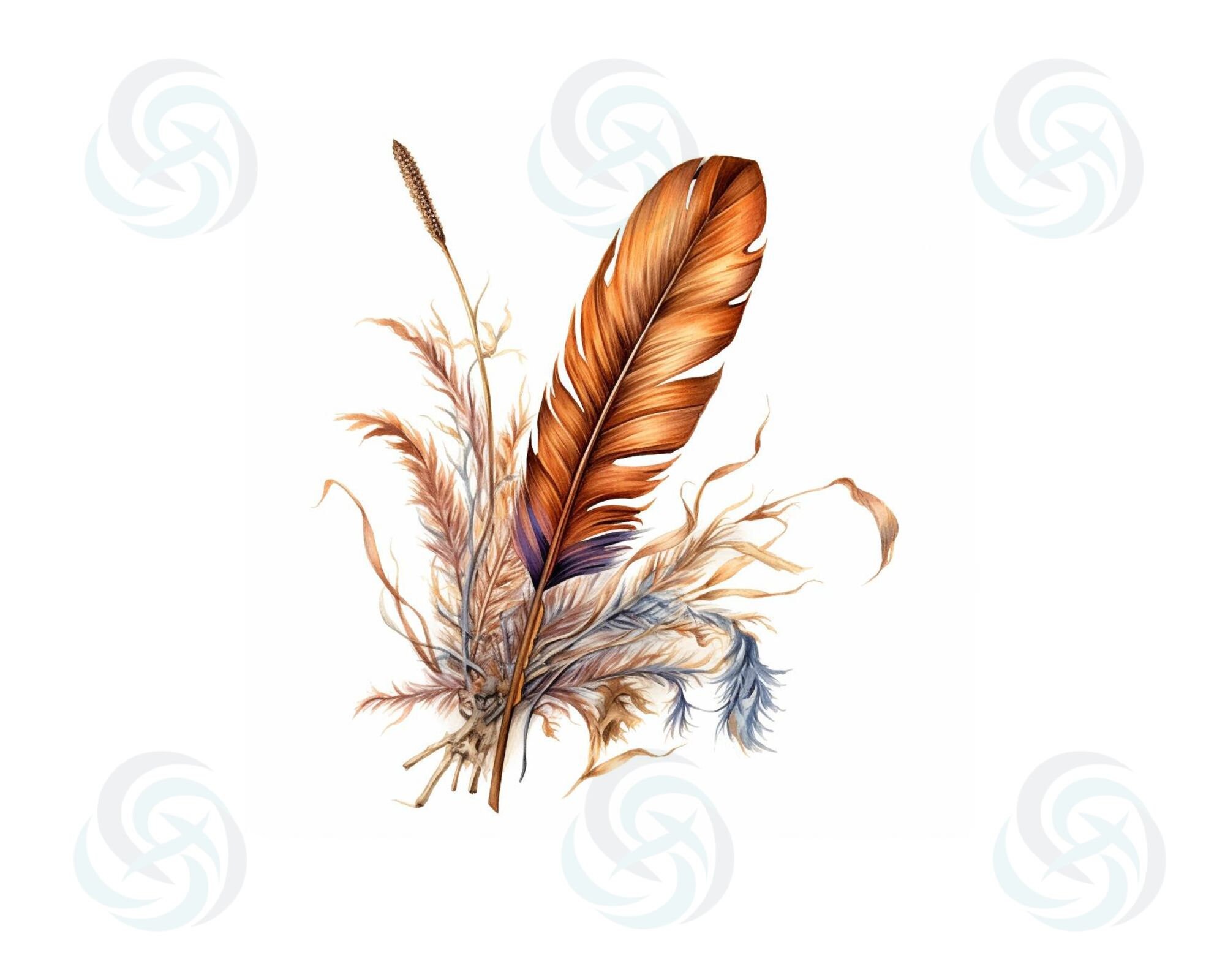108 Rust Fantasy Clipart Rust Fairy Clipart Watercolor Clipart Digital ...