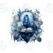 124 Blue Witch Clipart Blue Fantasy Clipart Watercolor Clipart Digital ...