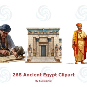 268 Ancient Egypt Clipart | Realistic Clipart | Transparent Background ...