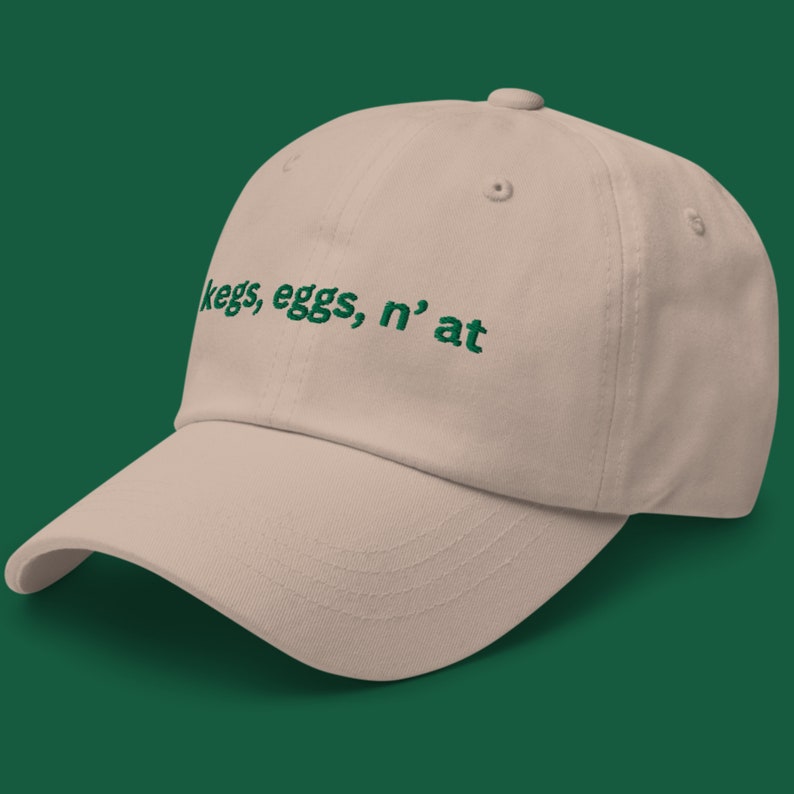 Embroidered Kegs Eggs N' at Dad Hat St Paddy's Hat St Patrick's Day Hat ...