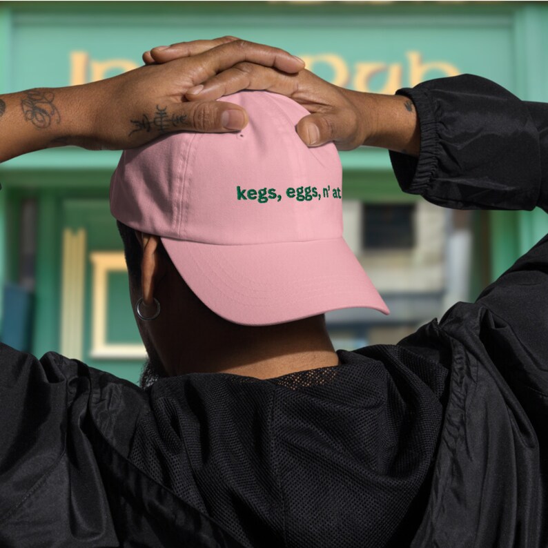 Embroidered Kegs Eggs N' at Dad Hat St Paddy's Hat St Patrick's Day Hat ...