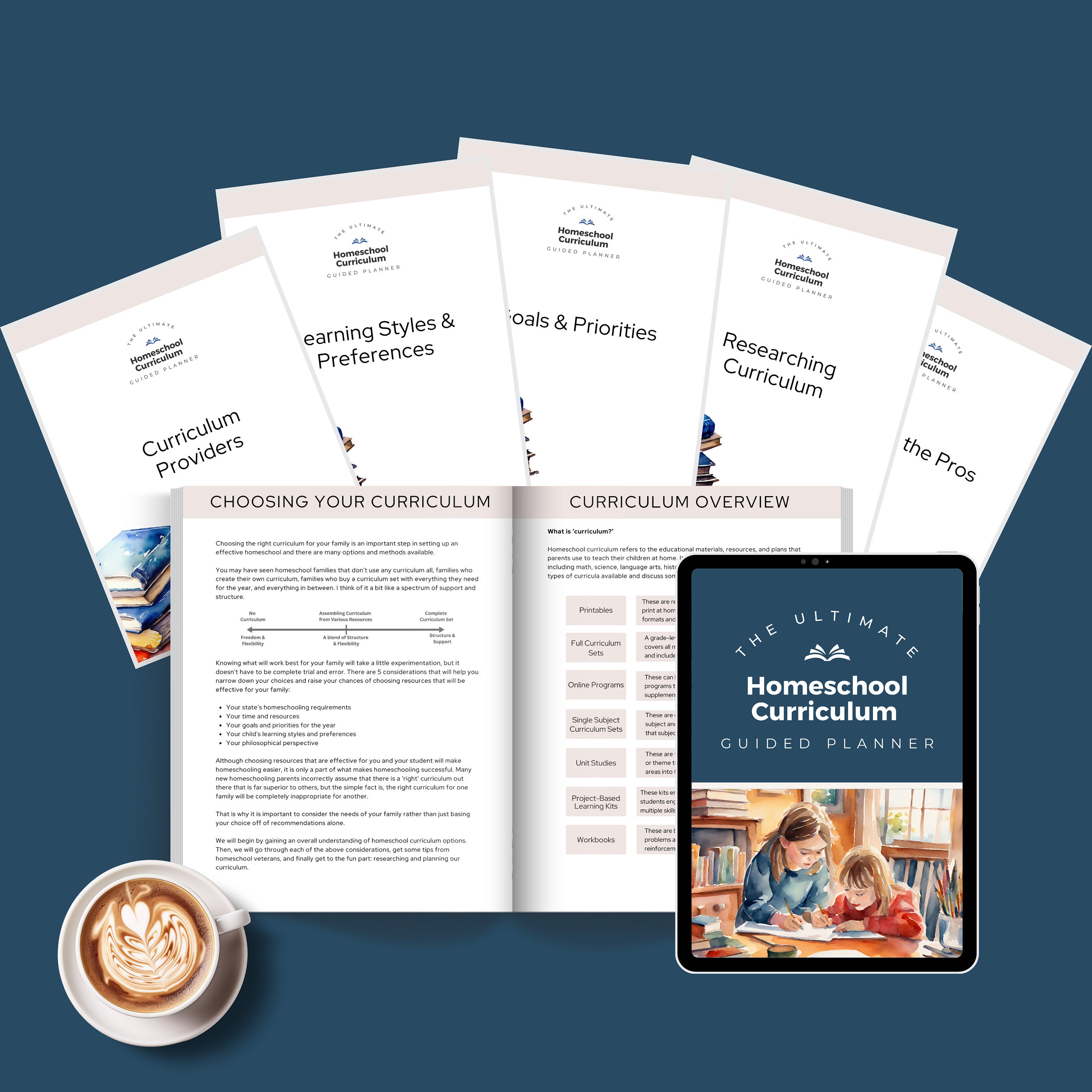The Ultimate Homeschool Curriculum Guided Planner: the How to Guide ...