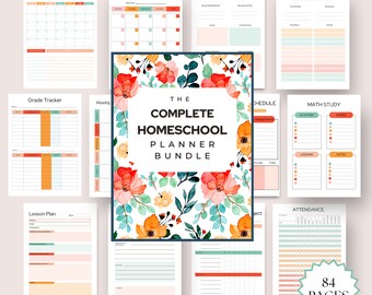 Homeschool Planner Printable Bundle Homeschool Printables Back to ...