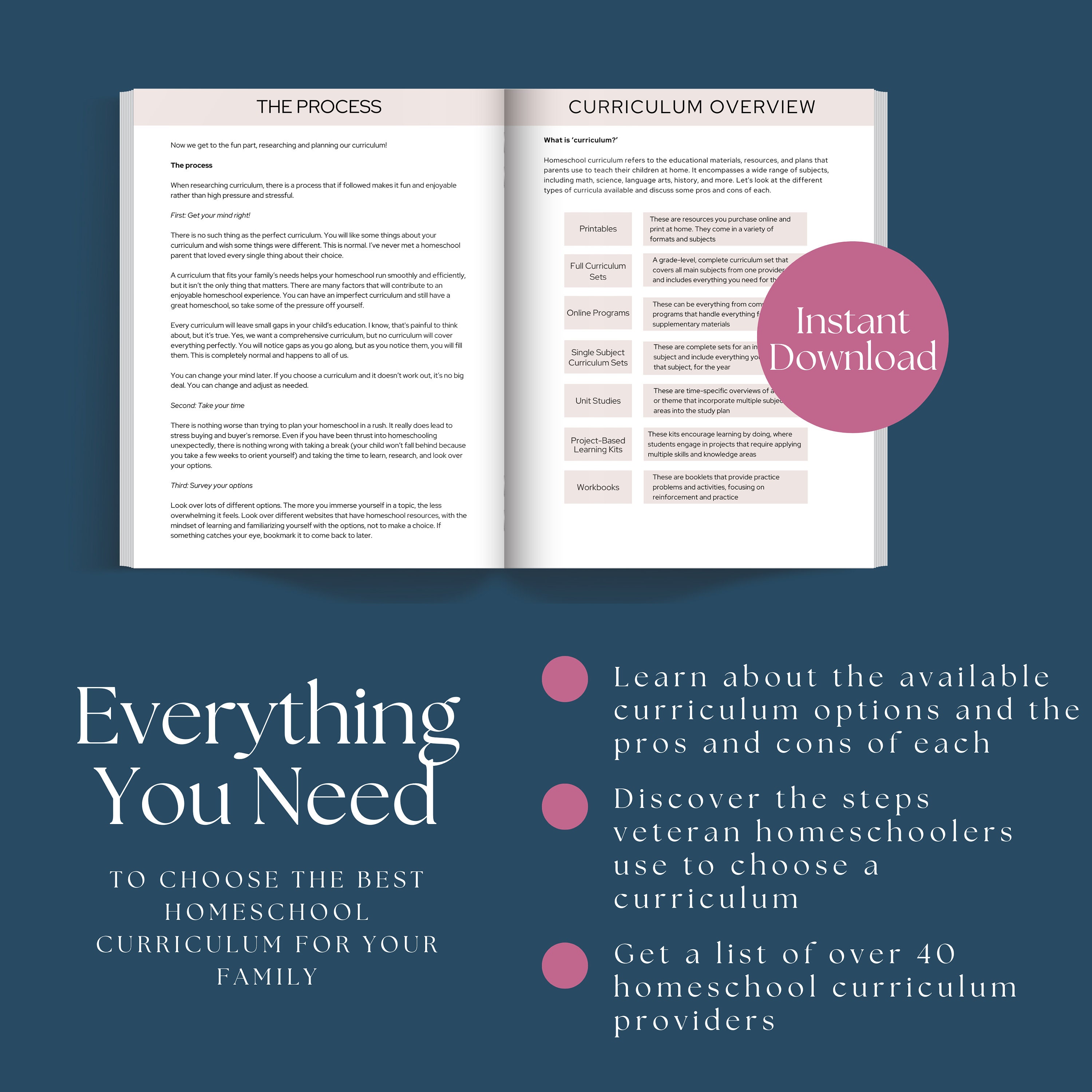 The Ultimate Homeschool Curriculum Guided Planner: the How to Guide ...