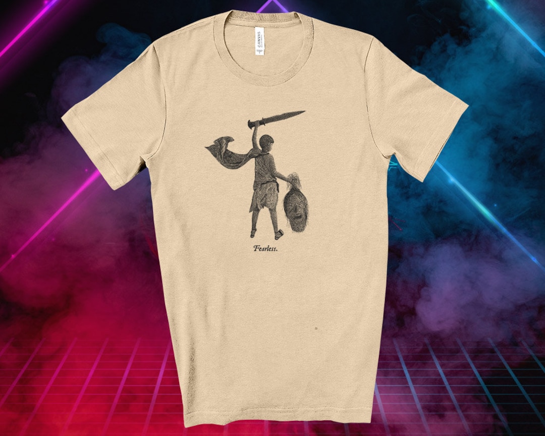 Fearless David and Goliath Shirt Bold Christian Men's - Etsy