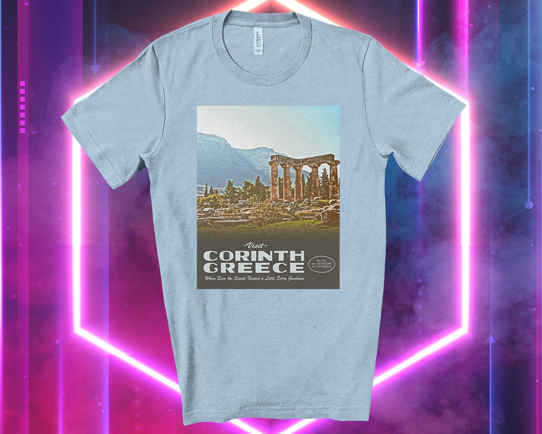 Visit Corinth, Christian National Park Shirt, Bible Adventure Tshirt ...