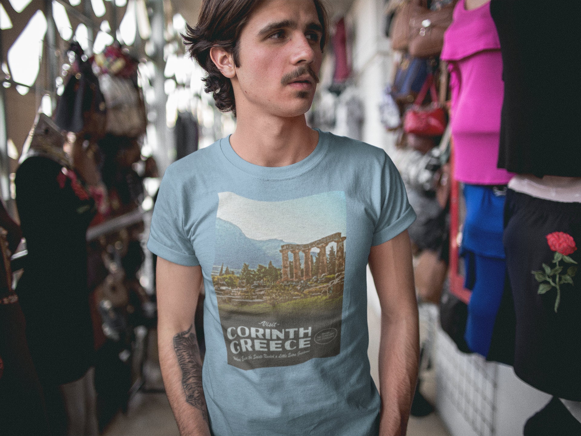 Visit Corinth, Christian National Park Shirt, Bible Adventure Tshirt ...