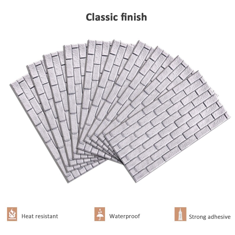 Finecraft Decor Faux Stone Wall Panel PVC 10pcs 53 Sq.ft. - Etsy
