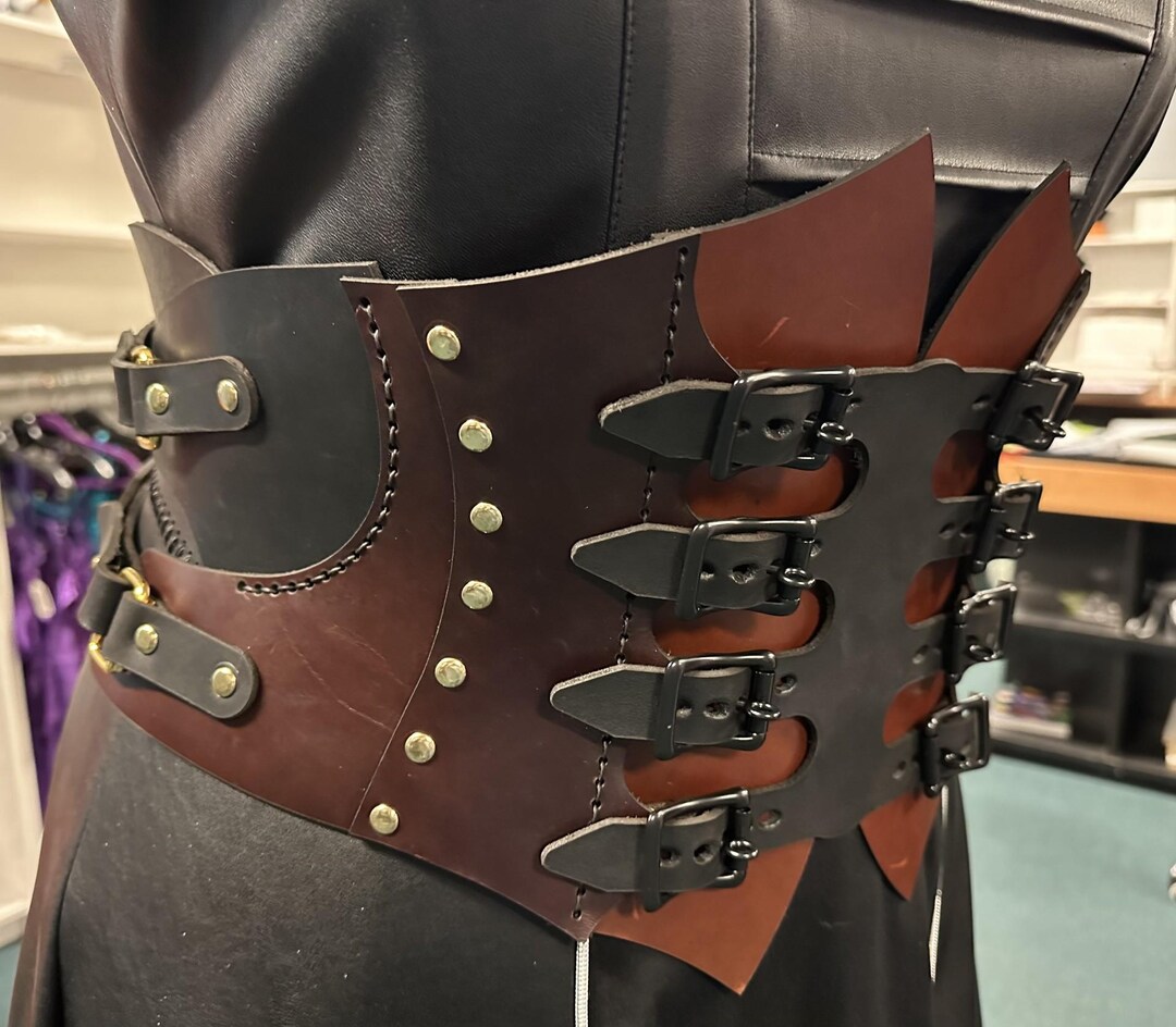 Custom Leather Corset - Underbust - Etsy