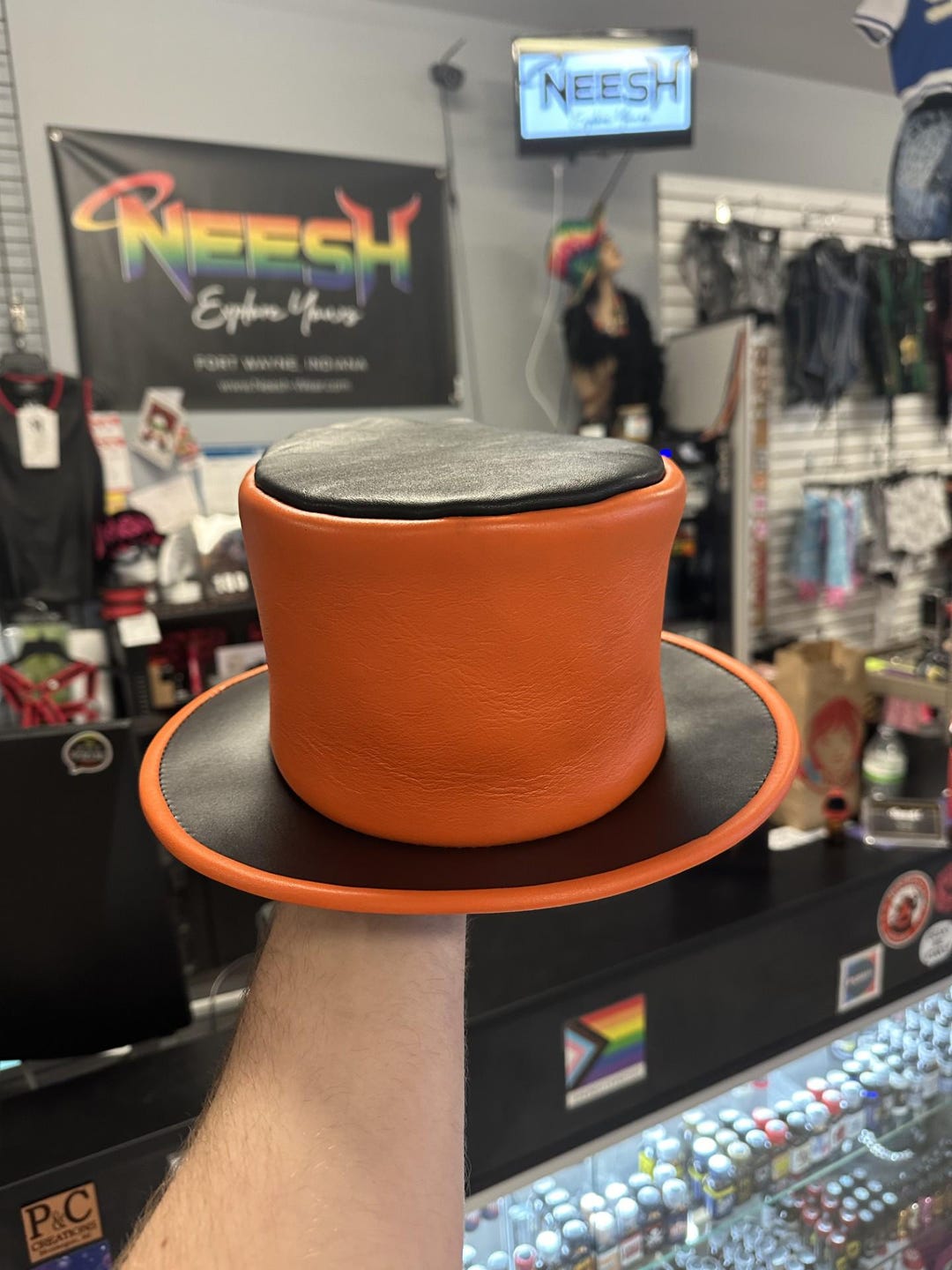 Leather Custom Top Hat - Etsy