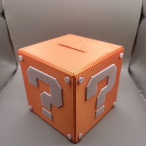 Super Mario Bros Question Block Piggybank - Etsy