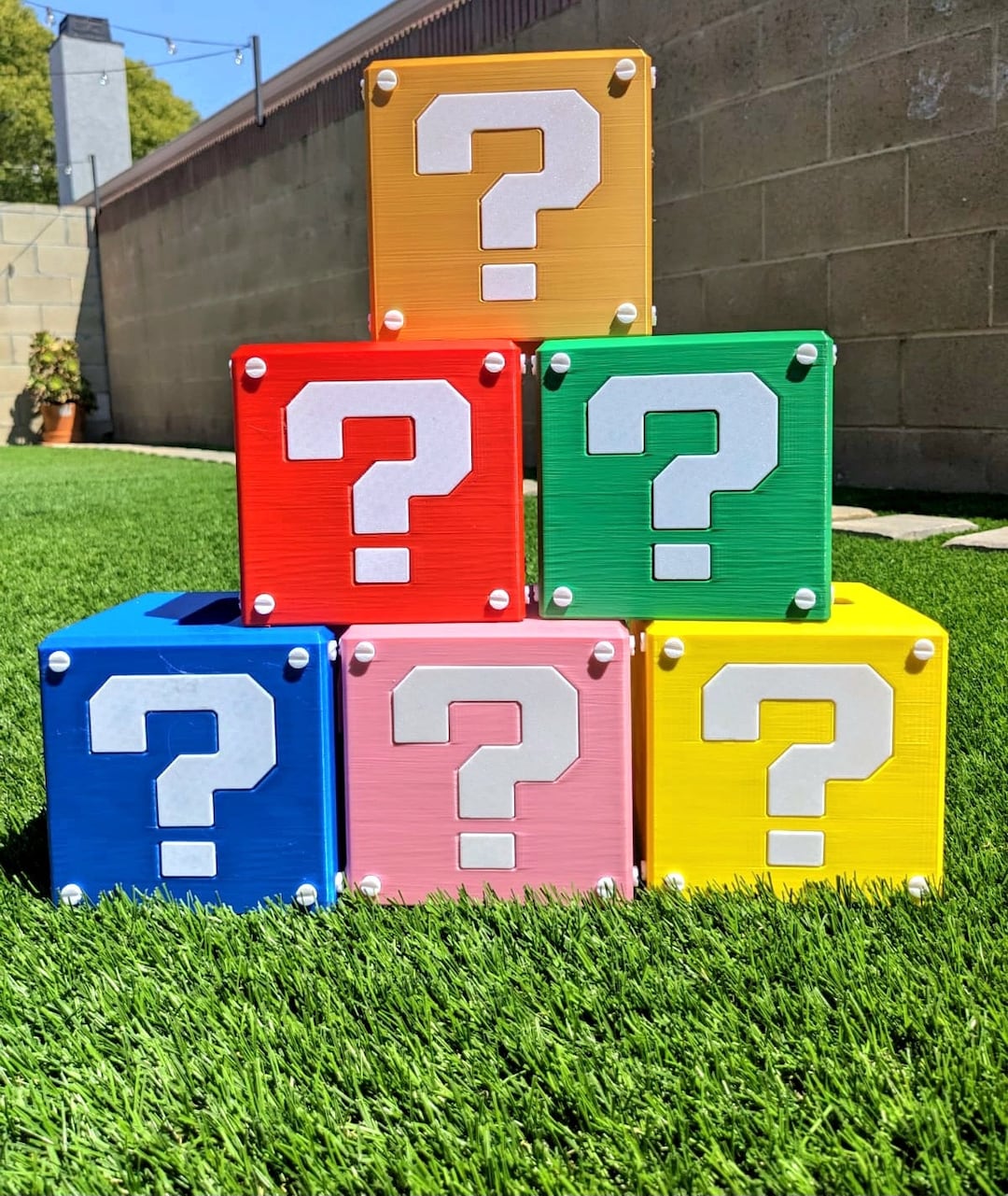 Super Mario Bros Question Block Tissue Box Cover - Etsy
