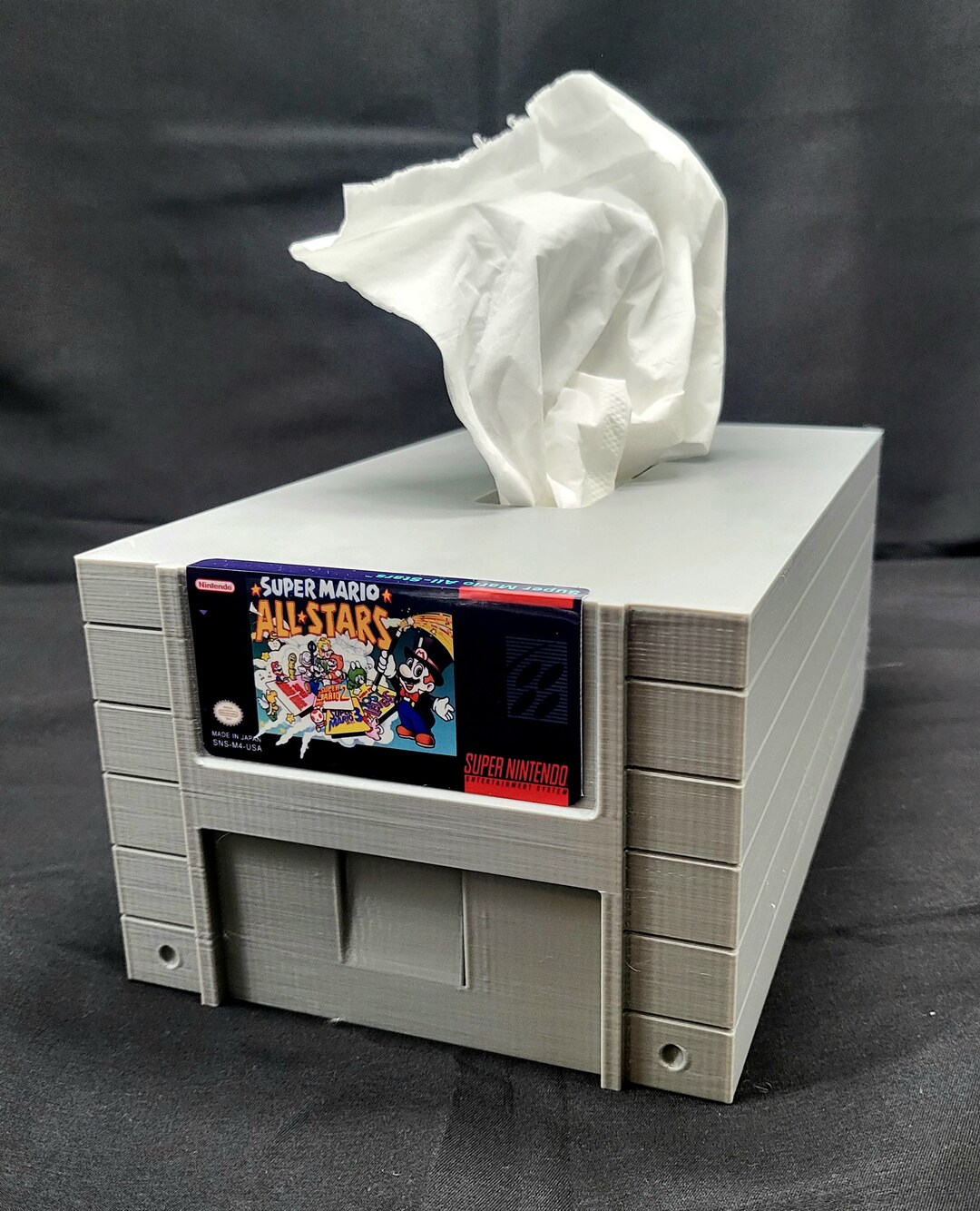 Super Nintendo Cartridge Tissue Box Cover Different Games - Etsy