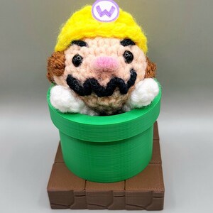 Super Mario Bros Crochet Amigurumi Figurine - Etsy
