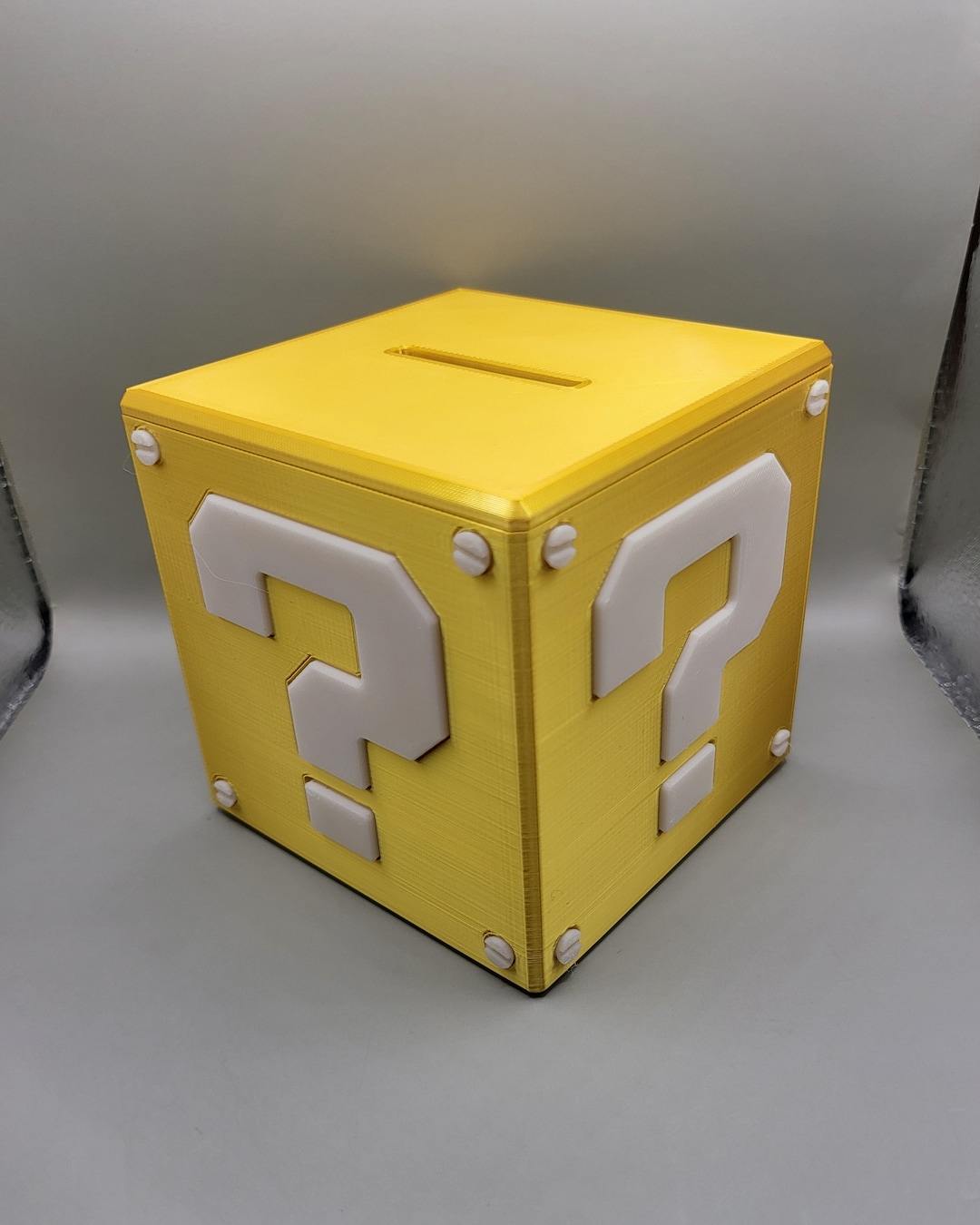 Super Mario Bros Question Block Piggybank - Etsy