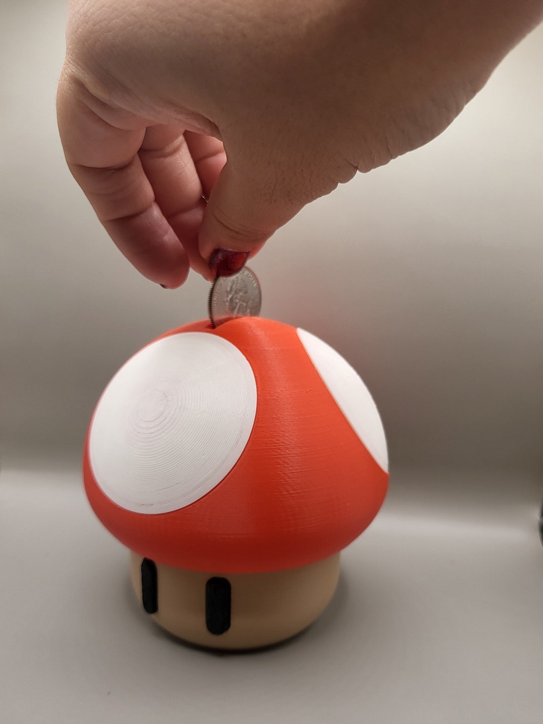 Super Mario Bros Toad Piggy Bank - Etsy