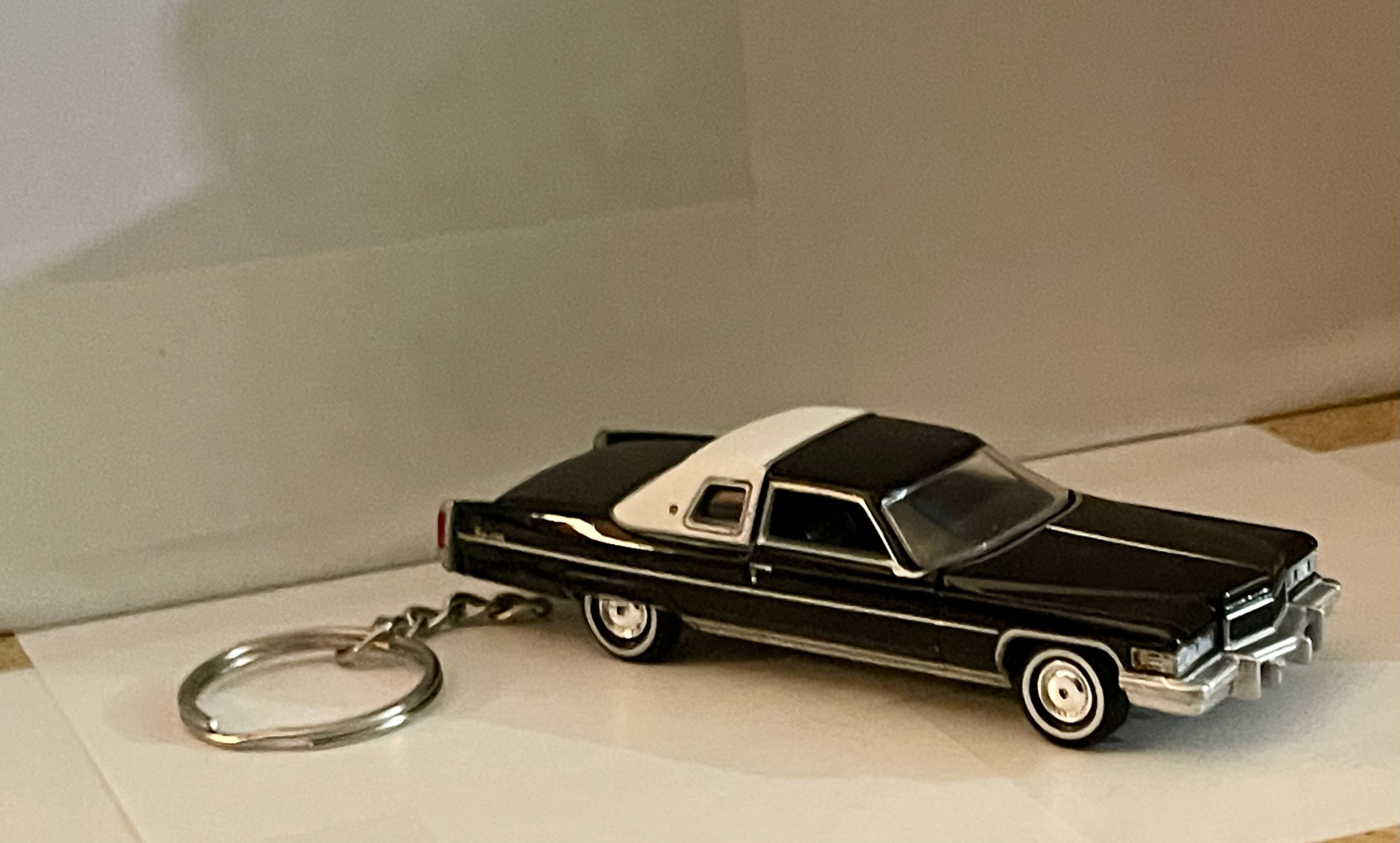 1976 Cadillac Coupe Deville Black Keychain - Etsy