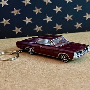 1964 Pontiac Grand Prix Marimba Red Keychain - Etsy