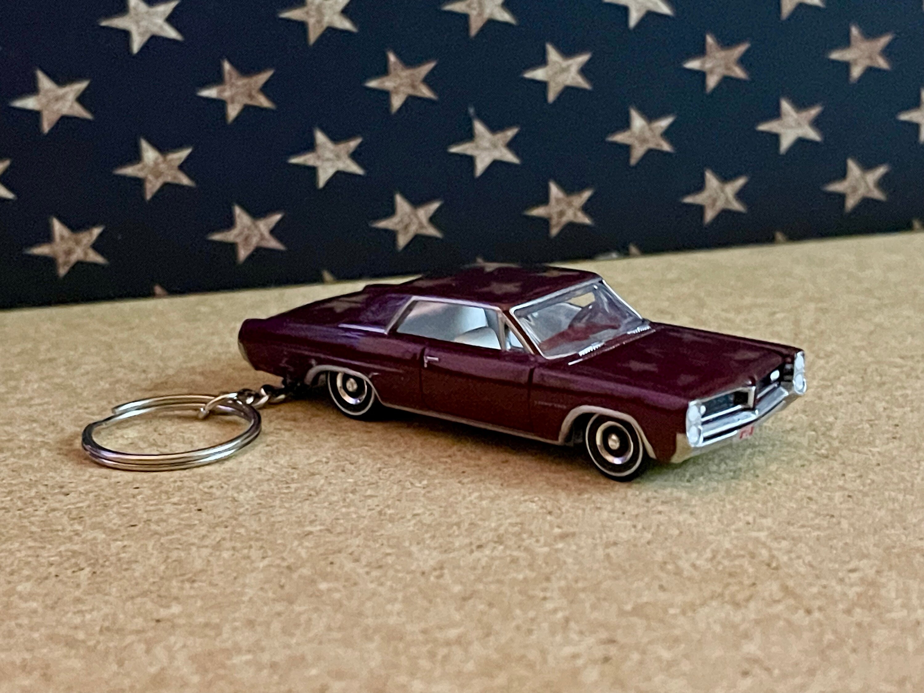 1964 Pontiac Grand Prix Marimba Red Keychain - Etsy