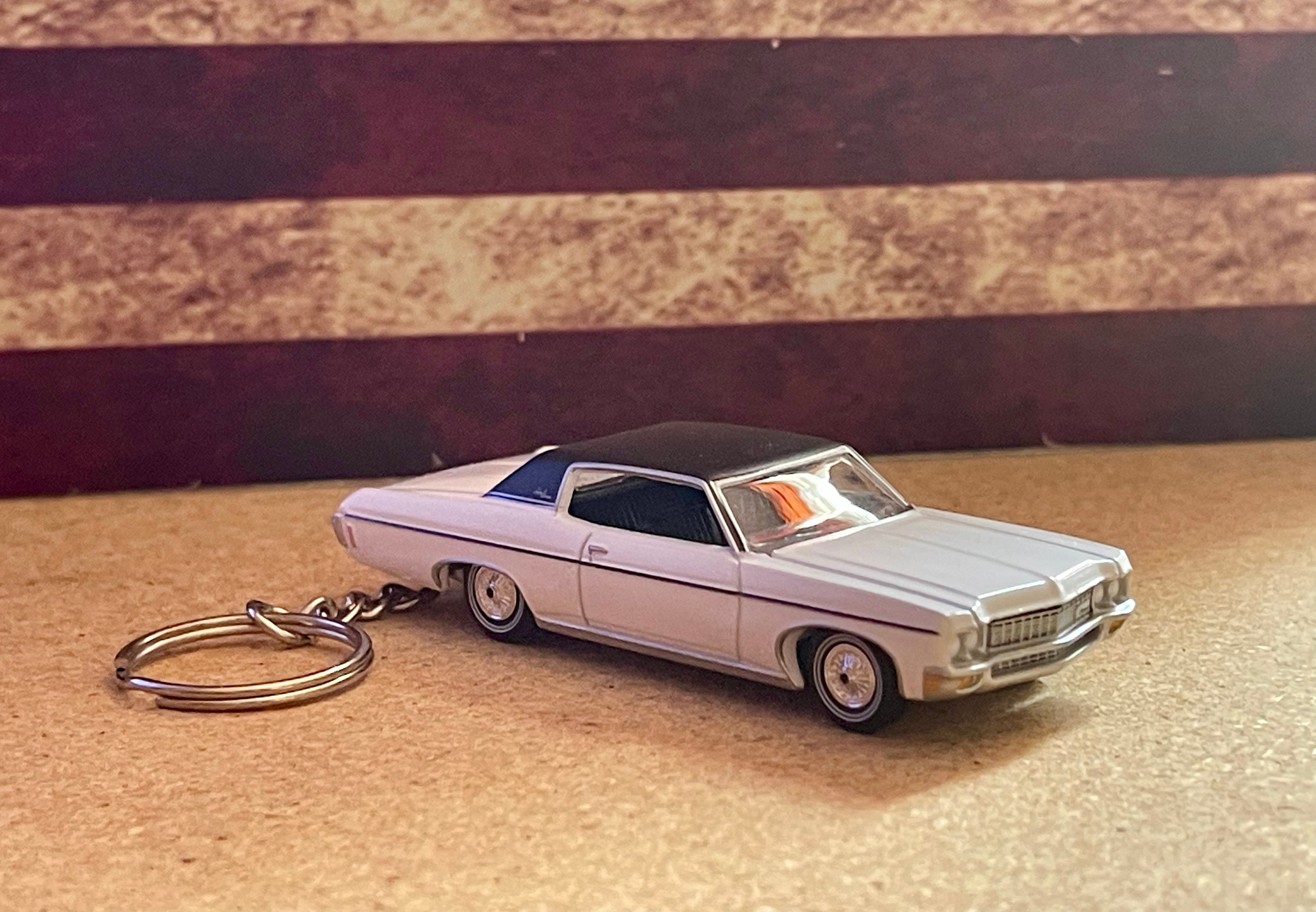 1970 Chevrolet Impala White Coupe Keychain - Etsy