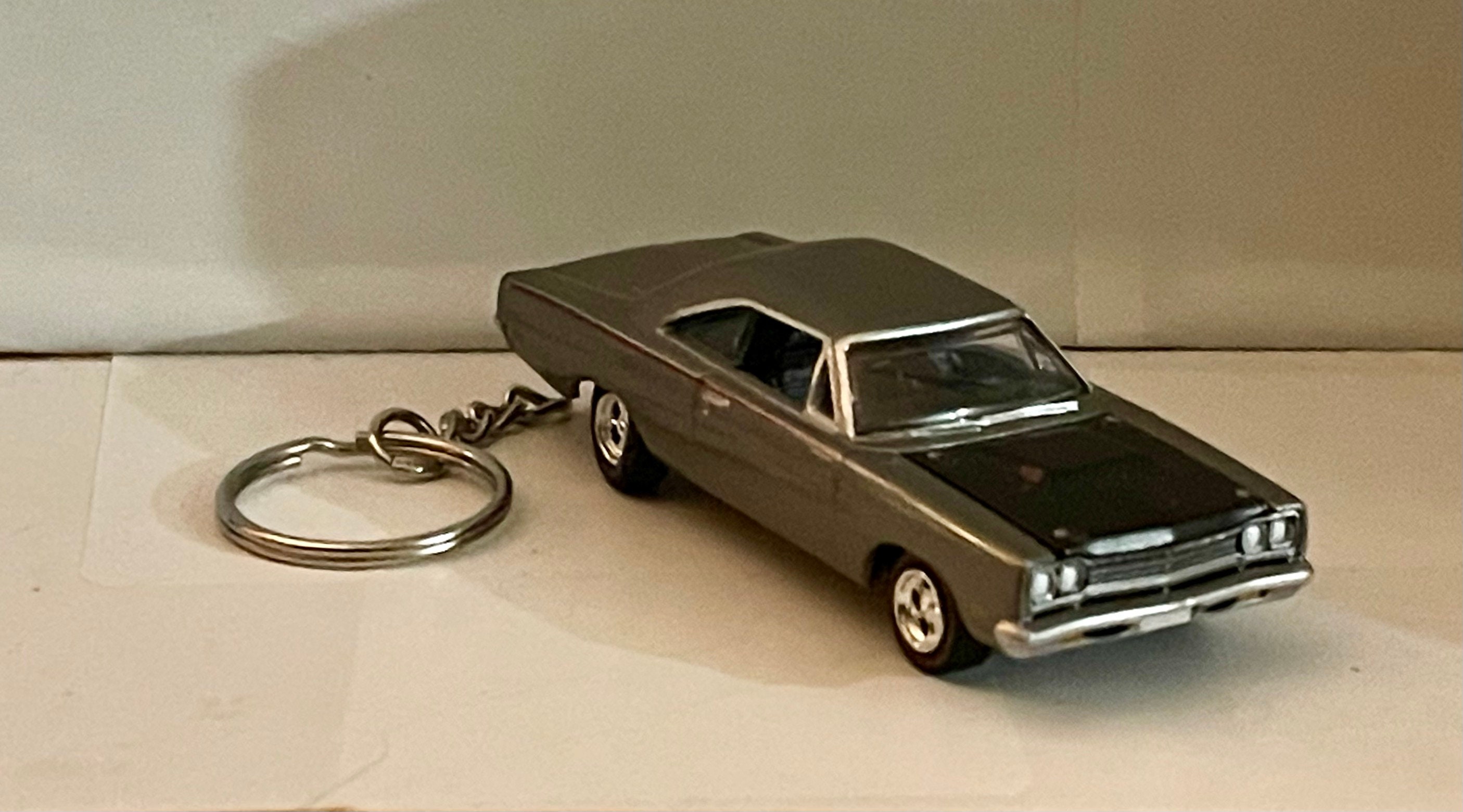 1969 Plymouth Roadrunner Dark Silver Keychain - Etsy