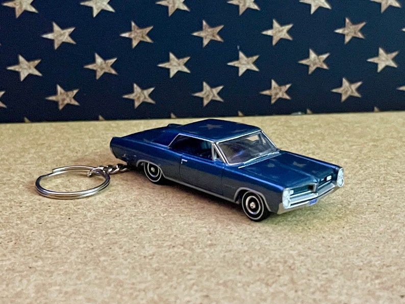1964 Pontiac Grand Prix Blue Keychain - Etsy