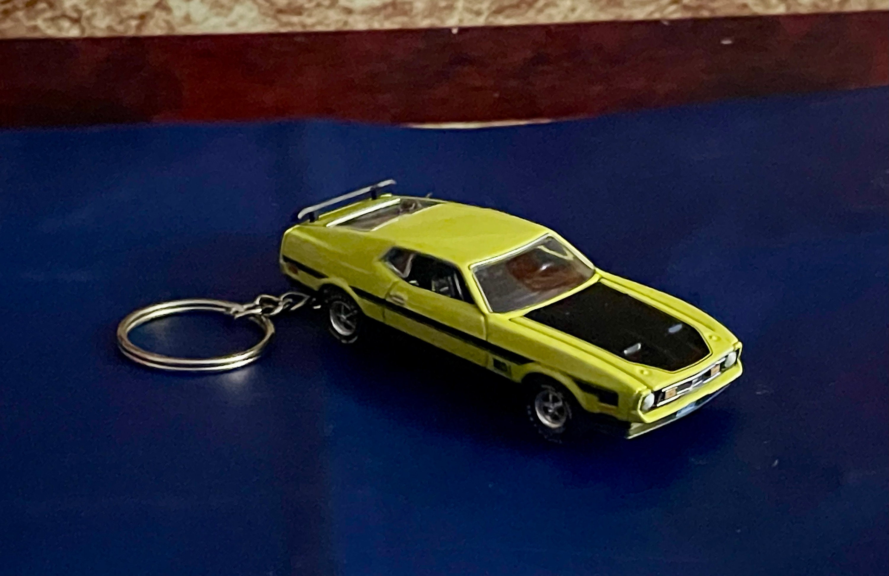 1971 1972 Ford Mustang Mach 1 Lime Keychain - Etsy