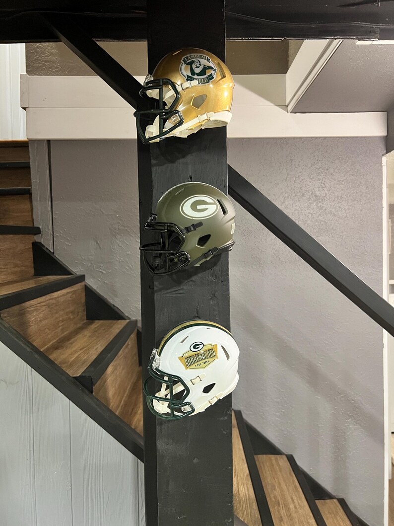 2 Pack Mini Football Helmet Floating Wall Mount **helmets Not Included ...