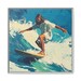 Surf Jesus Framed Canvas Art, Beach Wave Print - Etsy