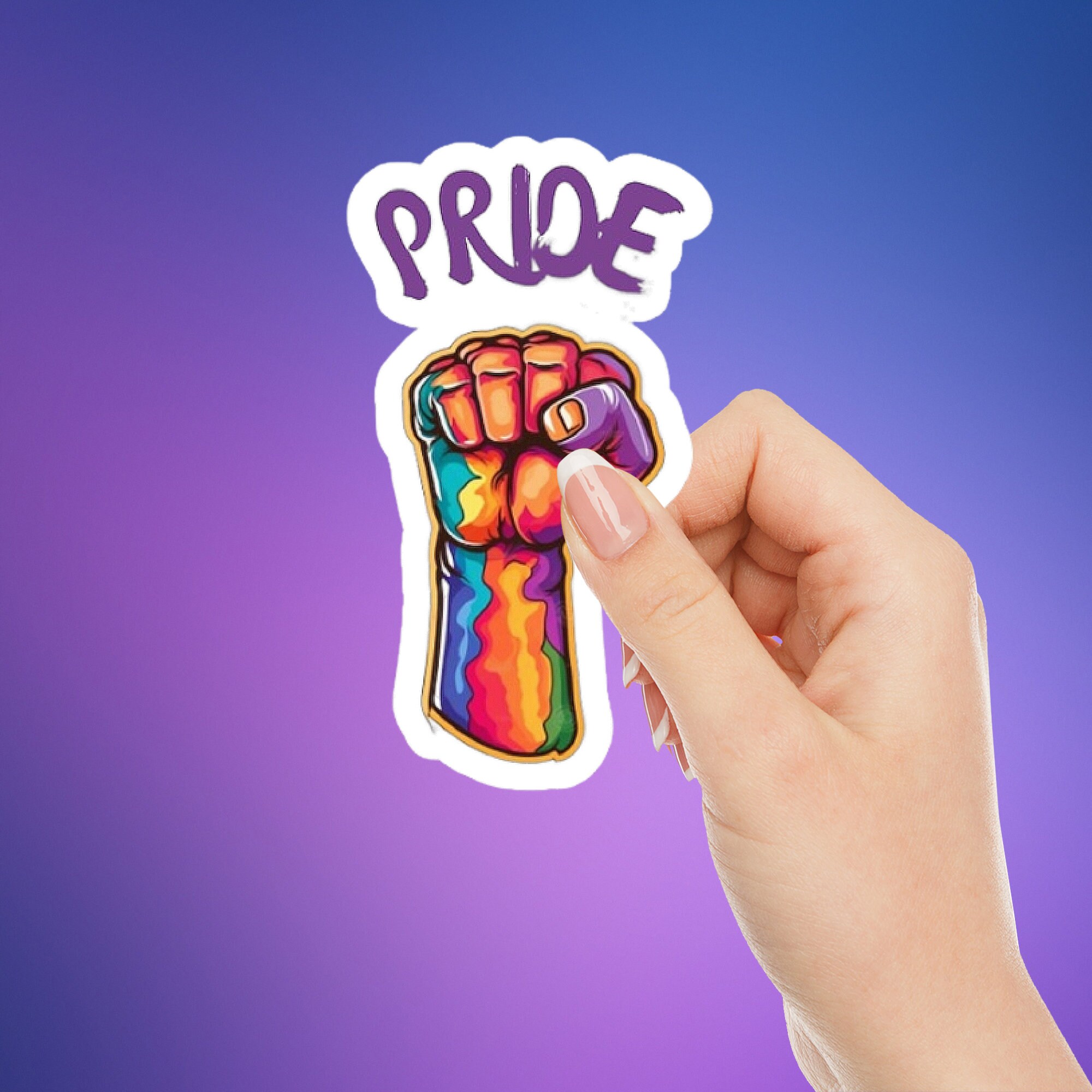 7 Piece LGBTQ Sticker Bundle Printable Digital Stickers for Crafters ...