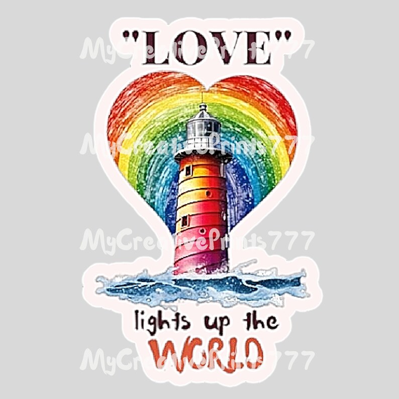 7 Piece LGBTQ Sticker Bundle Printable Digital Stickers for Crafters ...