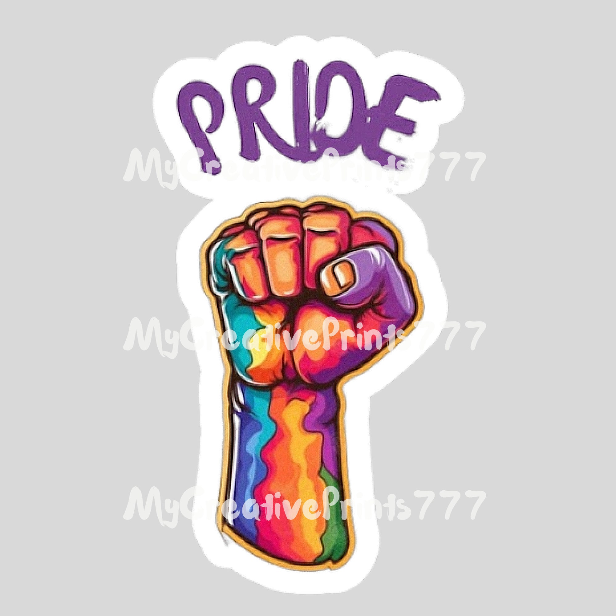 7 Piece LGBTQ Sticker Bundle Printable Digital Stickers for Crafters ...