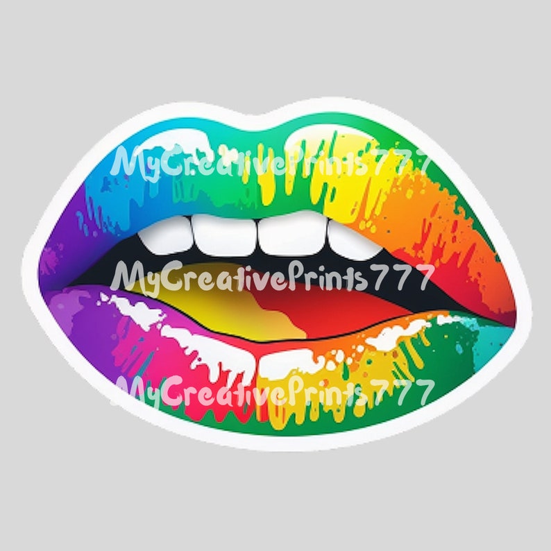 7 Piece LGBTQ Sticker Bundle Printable Digital Stickers for Crafters ...