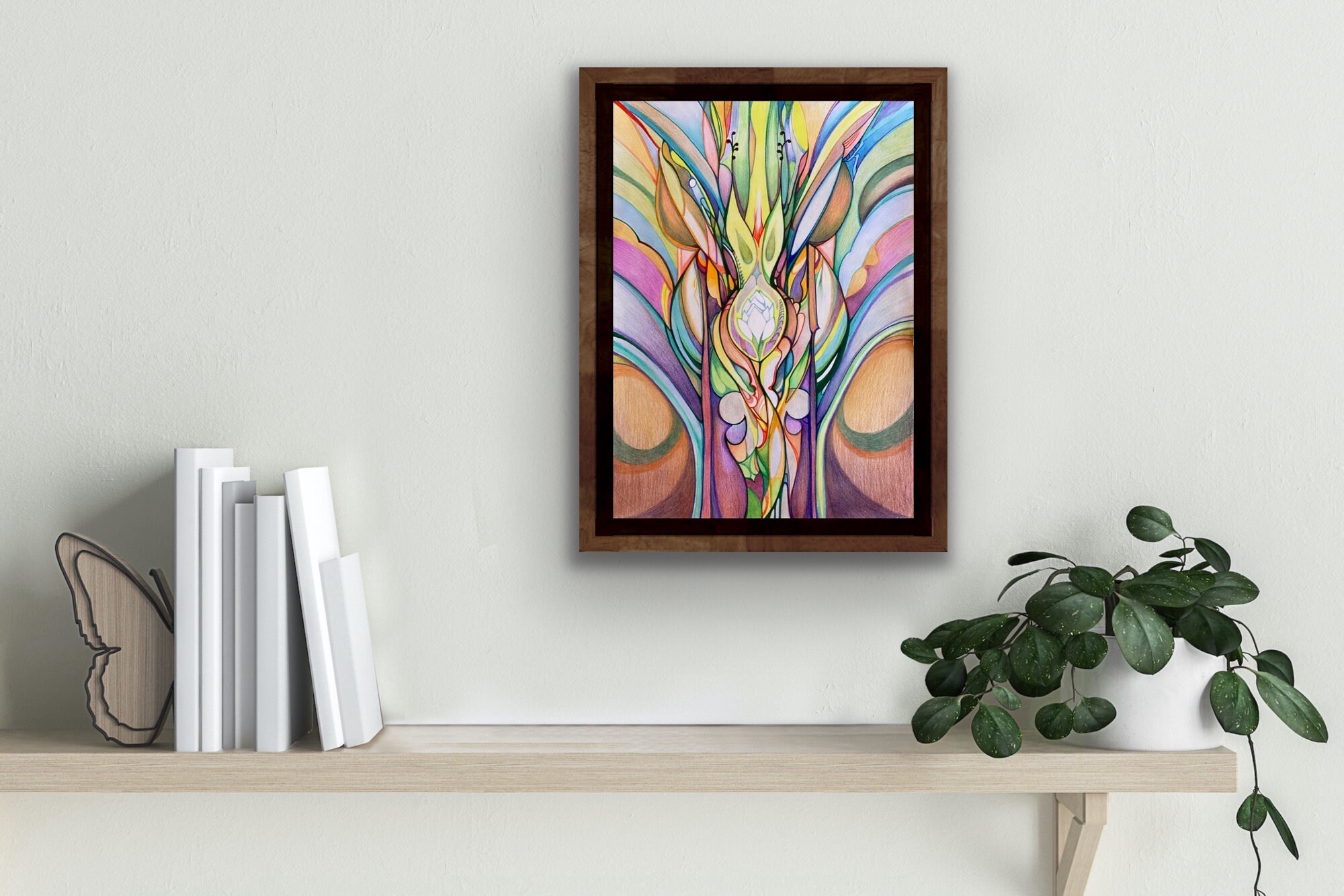 Abstract Art - Colored Pencil on Paper - 8" X 11" - Original Art ...