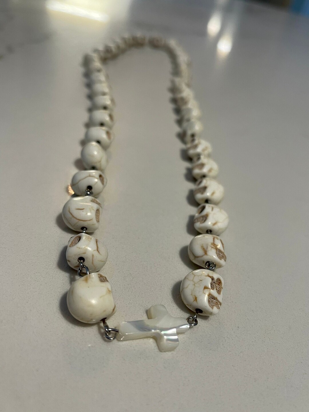 Dutch Schultz Skeleton & Cross Necklace - Etsy