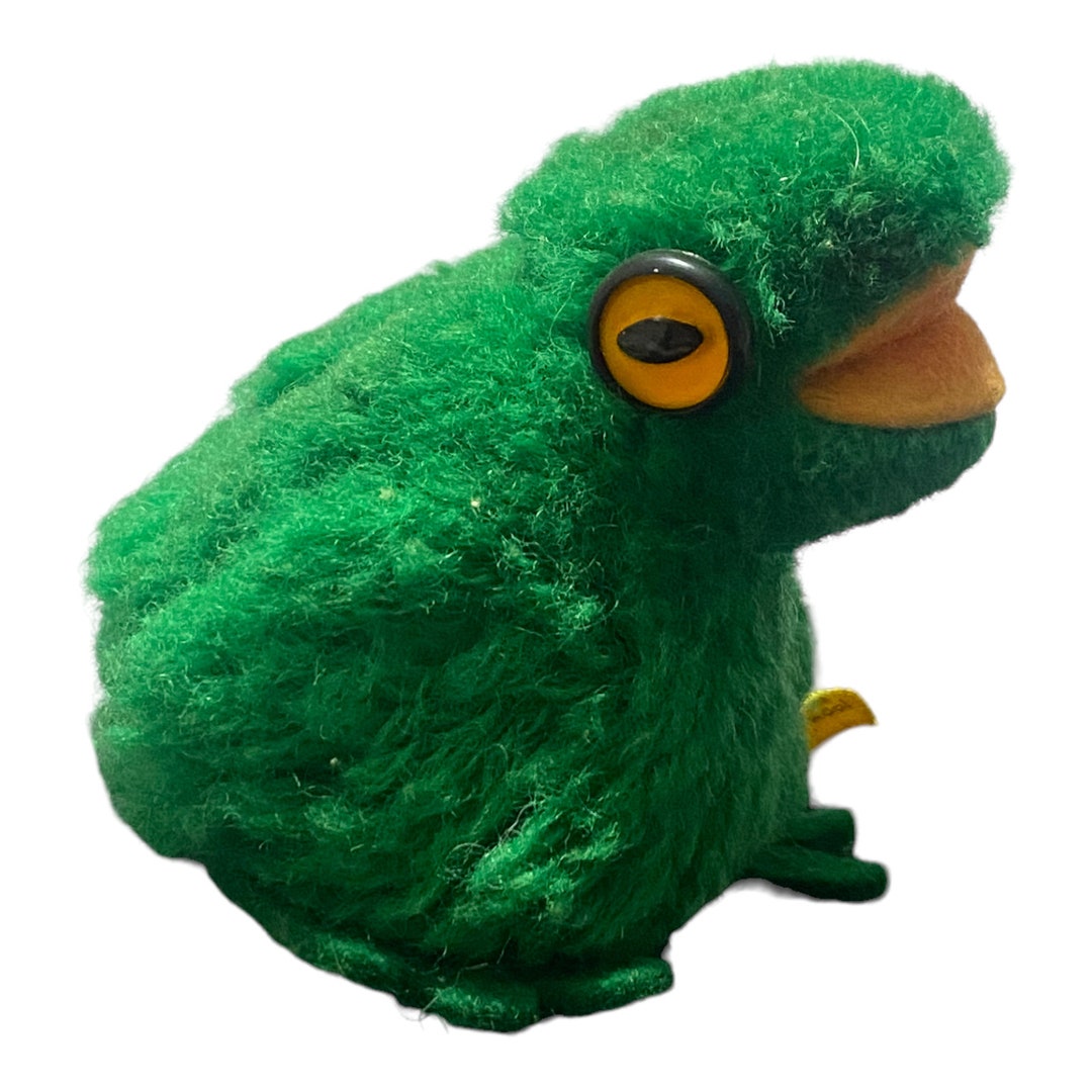 VTG 1960s Steiff Pom Pom Tiny Frog Made in Germany Wool Plush - Etsy