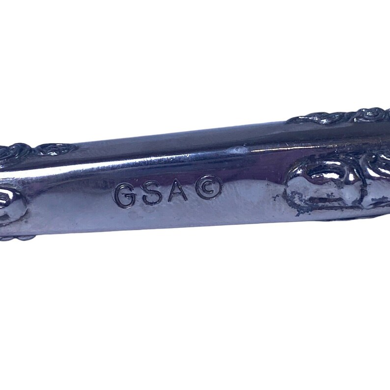 VTG Godinger GSA Silver Plate Art Nouveau Magnifying Glass 7.5 Ornate ...