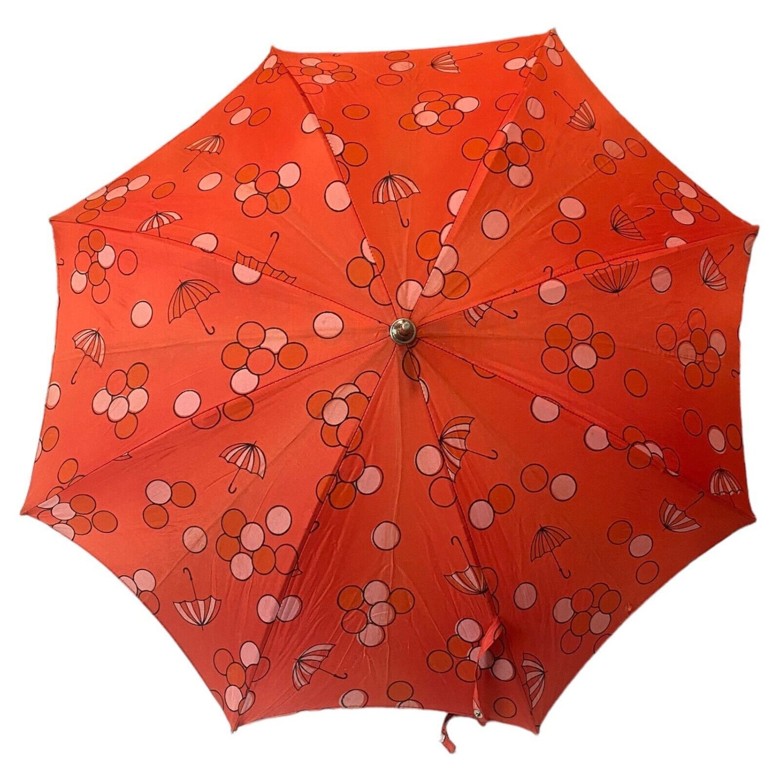 VTG 1960s Red 21 Childs Umbrella Pinocchio Elf Handle Collectible ...