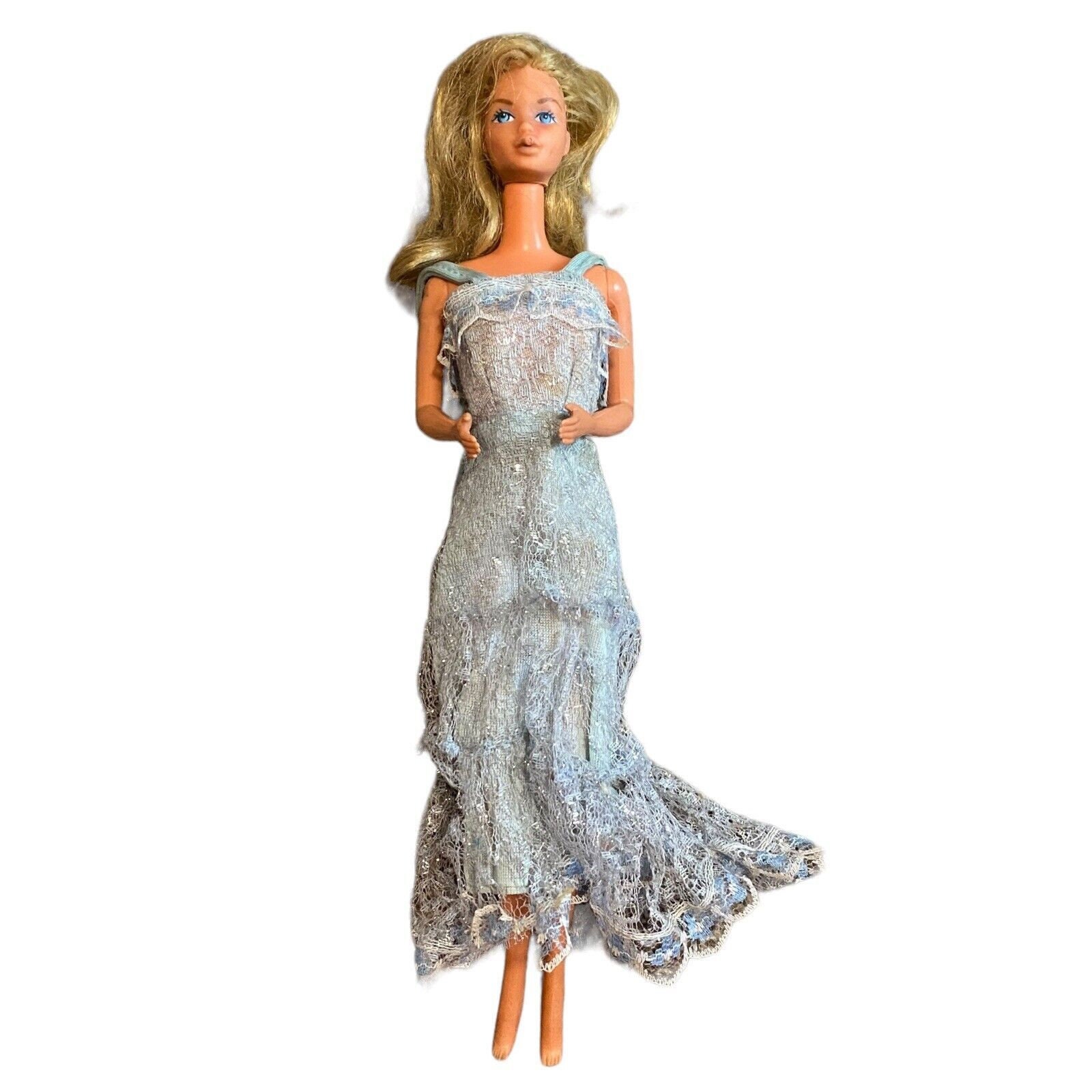 1978 Mattel VTG Kissing Barbie Steffie Face Button on Back #2597 Superstar Era - Etsy