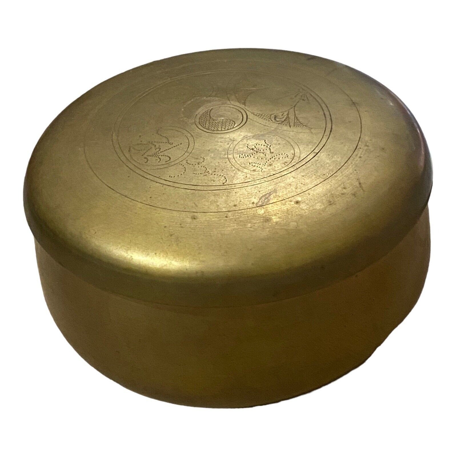 VTG Brass Bread Roti Dabba Box Traditional Indian Donut Chapatti ...