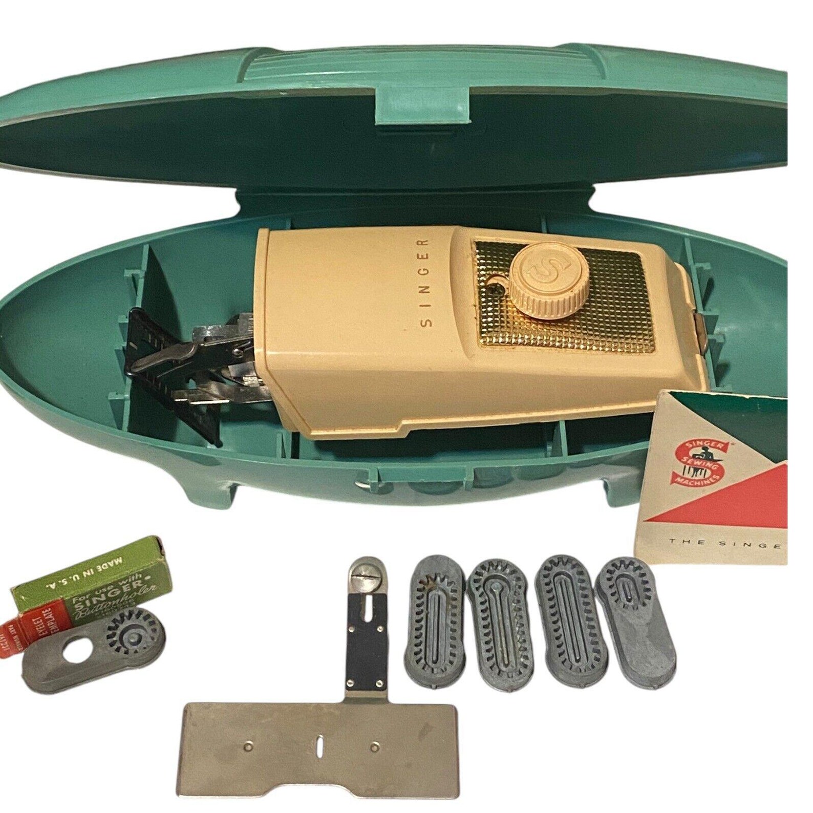 Vintage SINGER Buttonhole Sewing Machine Lot of 3 Machines Plus ...